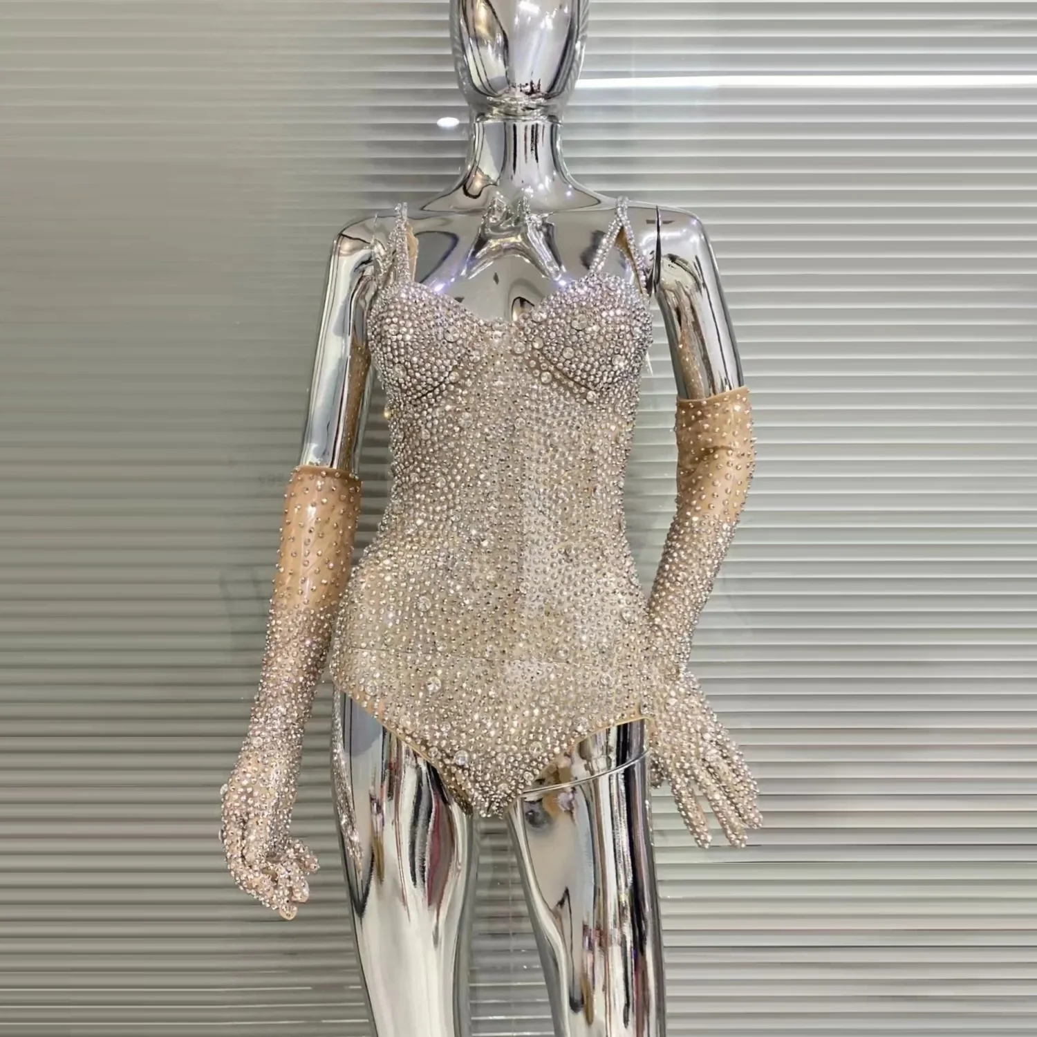 Sparkly-Luxury-Diamond-Bodysuit-Women-Sexy-Sleeveless-Rhinestone ...