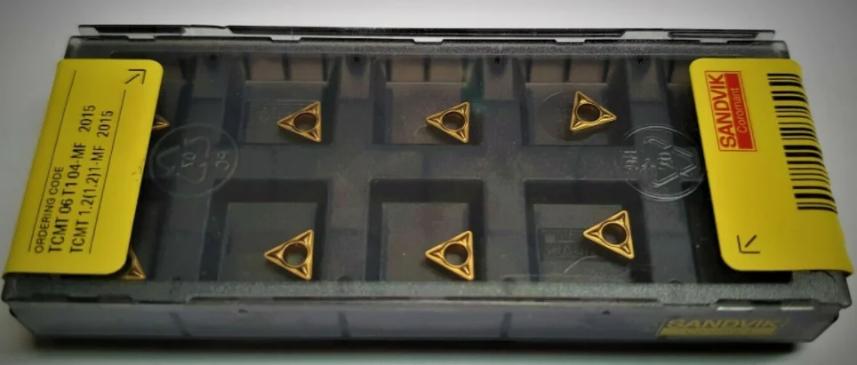ORIGINAL 10PCS CARBIDE INSERT TCMT06T104-MF 2015