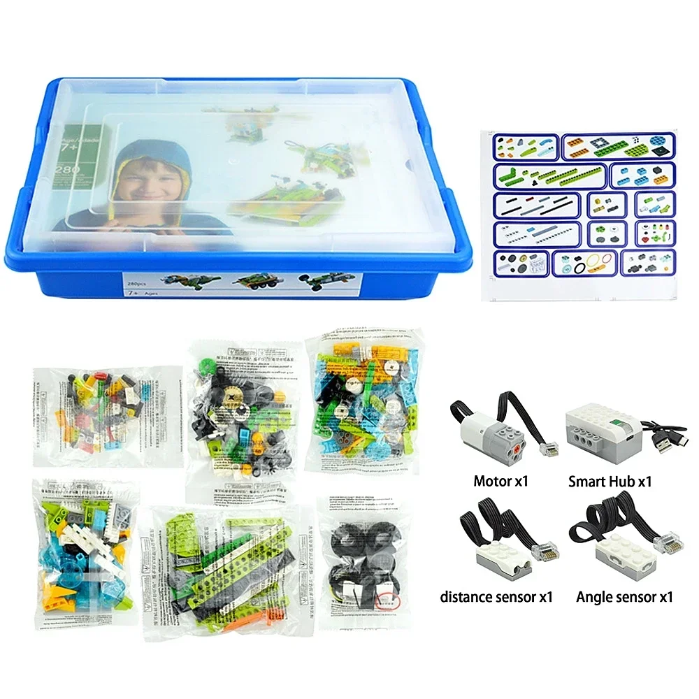 NEW-Technical-Parts-Wedo-2-0-Battery-Robotics-Construction-Set-Building ...