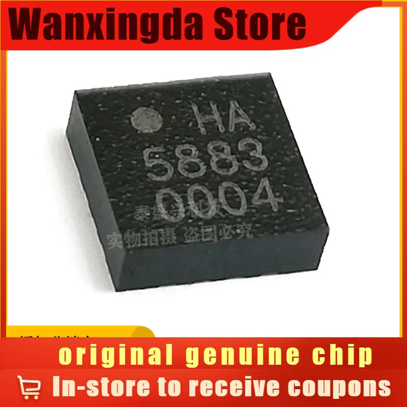 Silkscreen 5883 Original Genuine QMC5883L QFN16 Magnetic Sensor IC Chip
