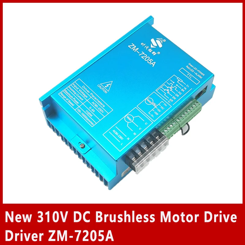 New-310V-DC-Brushless-Motor-Drive-Driver-ZM-7205A-Input-220V-AC-Max-5A ...