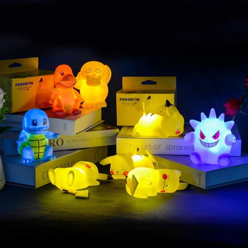 Pok-mon-Pikachu-Glowing-Night-Light-for-Children-Cute-Bedside-Lamp ...