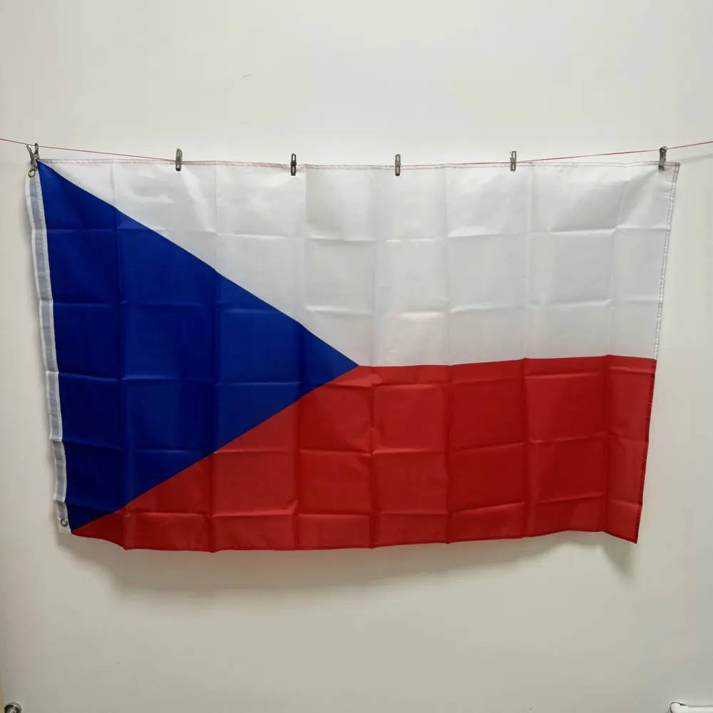 CCHJ-Flag-Free-shipping-90x150CM-Czech-Republic-Flag-Hoisted-indoors ...