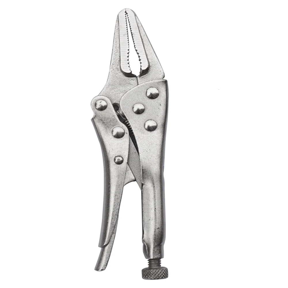 MacWork 5 in. Long Nose Locking Pliers Mini Locking Pliers 5 Inch ...