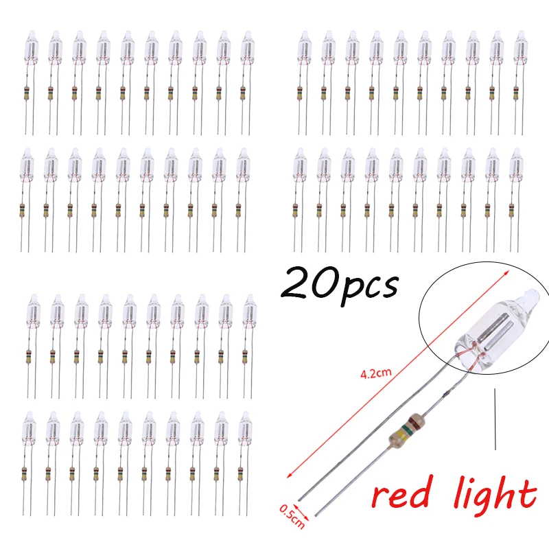 20pcs-Neon-Indicator-Lamps-With-Resistance-Connected-To-220V-6-16-Mm ...