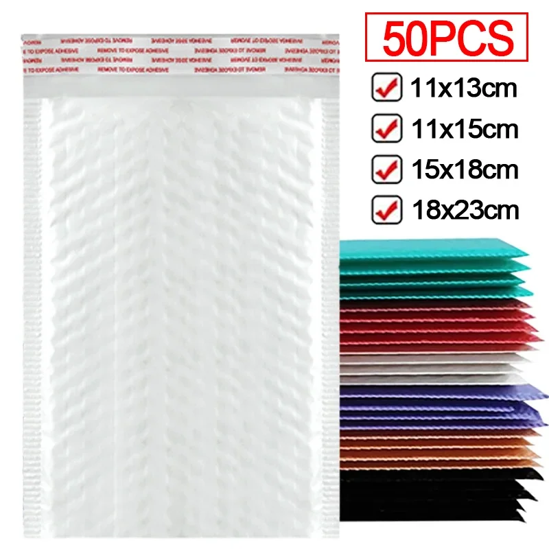 1-50PCS-Parcel-Packing-Protection-Bubble-Envelope-Poly-Foam-Courier ...