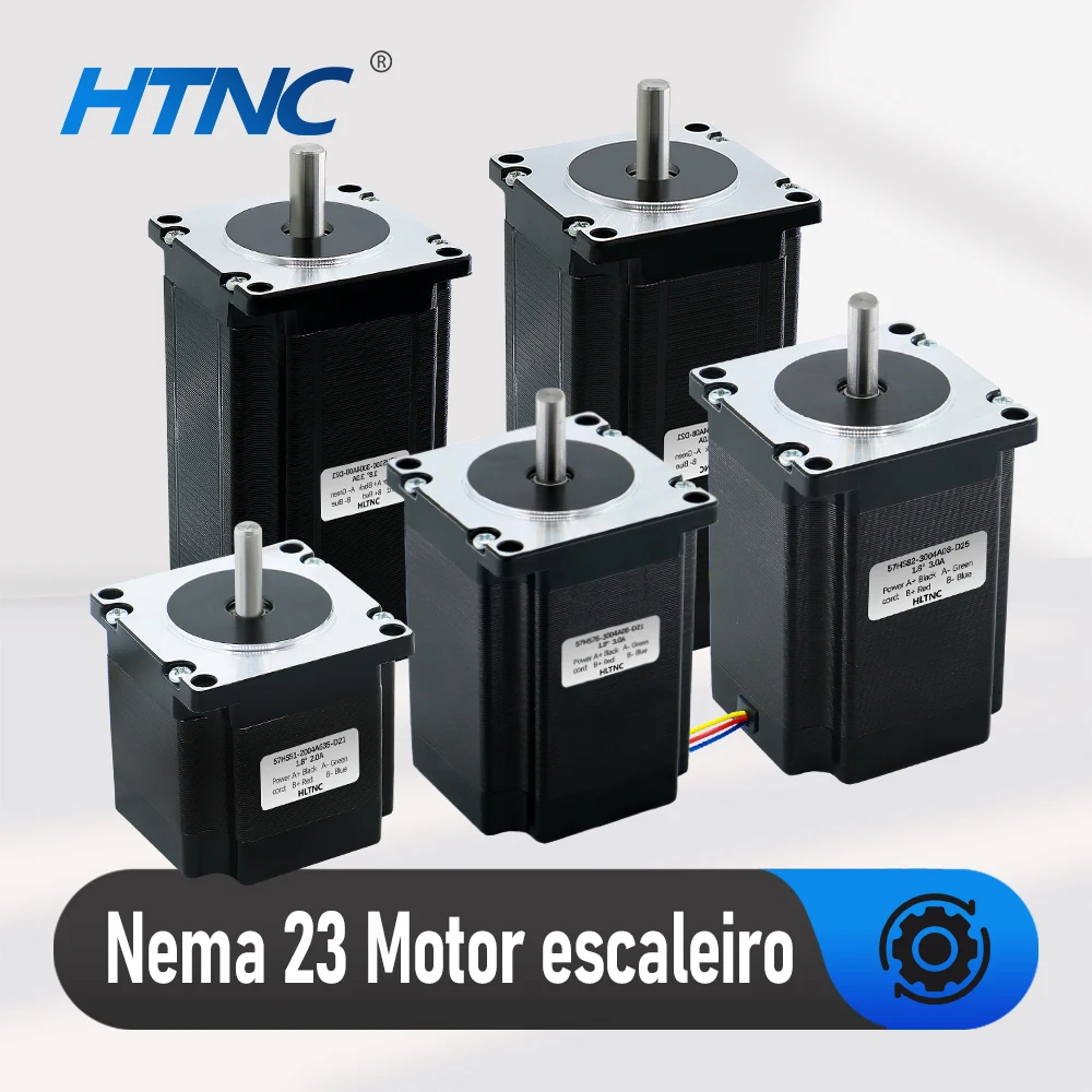 Nema 23 Stepper Motor 20-50v DC Engines 1.2Nm 2Nm 2.2Nm 2.5Nm 3Nm 3A 4 Wires Nema23 Stepping ...