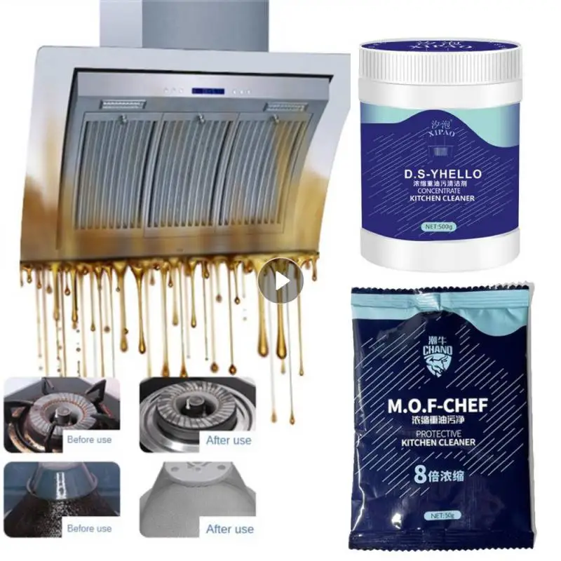 Kitchen Heavy Oil Cleaner Concentrated Oil Cleaning Powder Household ...