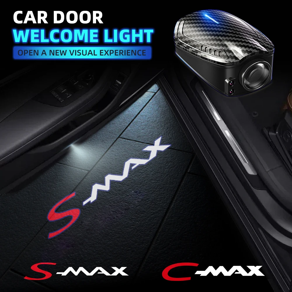 2pcs-USB-Rechargeable-S-Max-C-Max-Logo-Car-Door-HD-LED-Lamps-Projector ...