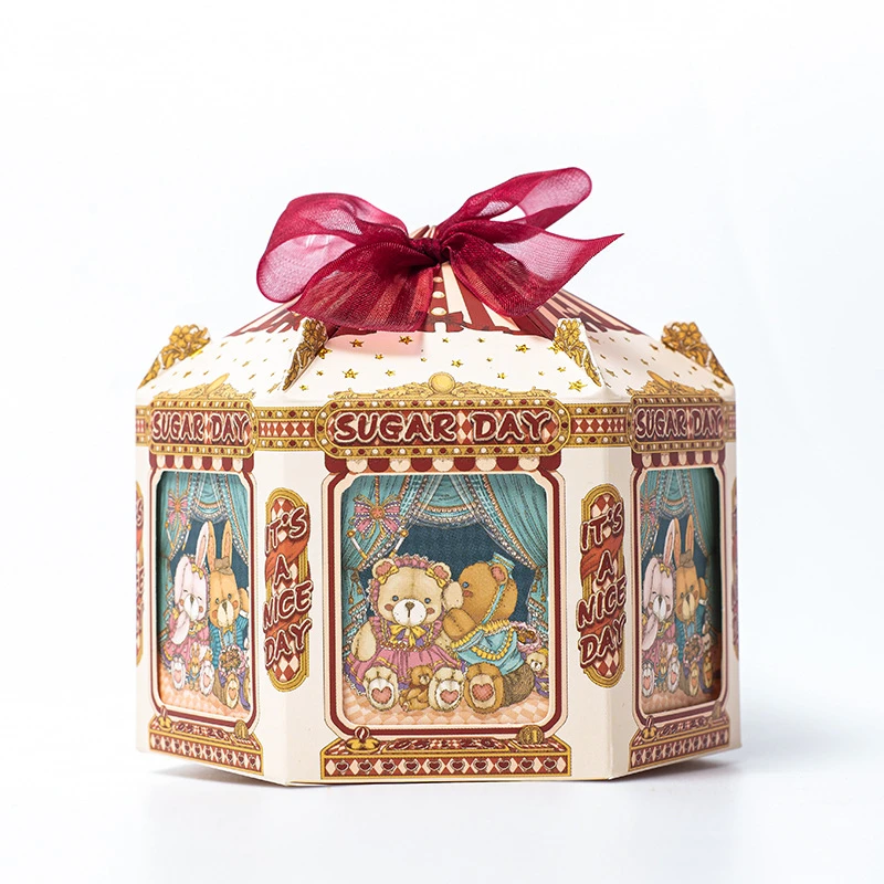 Gift Packaging Box Bear | Bear Party Candy Box | Bear Box Gift Candy ...