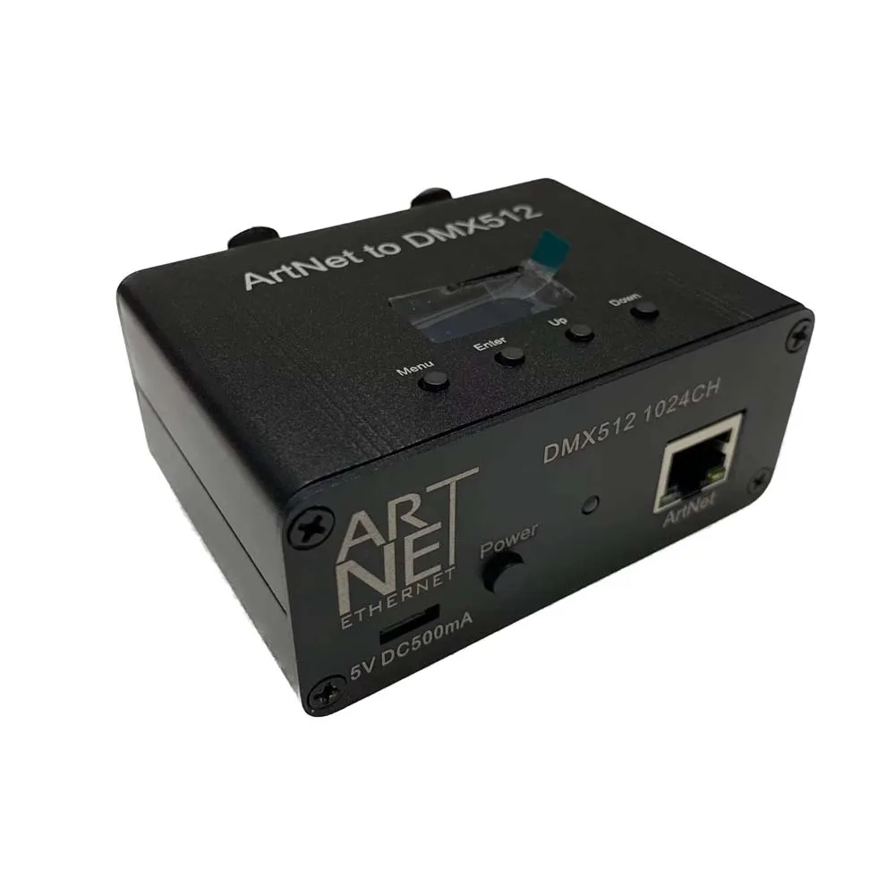 ArtNet-Ethernet-ilumina-o-controlador-DMX-512-interface-2-universo-DMX-1024-controle-por ...
