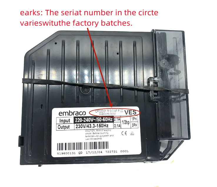 Embraco CF02D01 M Refrigerator Parts Compressor Inverter, 56% OFF