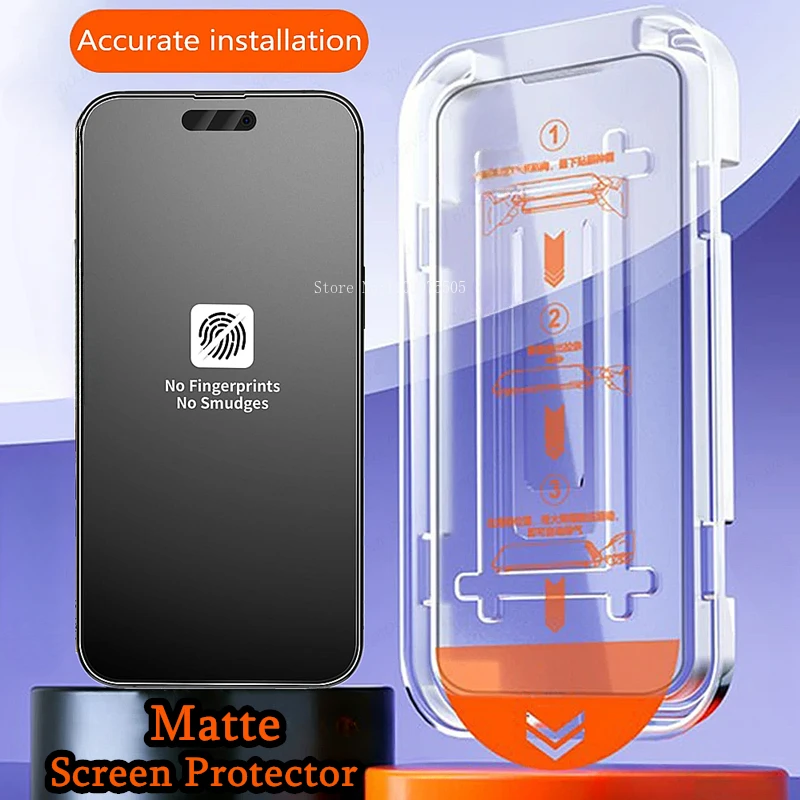 Protetor-de-Tela-Matte-para-iPhone-Vidro-Temperado-Vidro-Froster-Easy ...