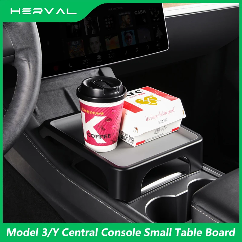 For Tesla Model 3 Y Car Small Table Board Center Console Tray And ...