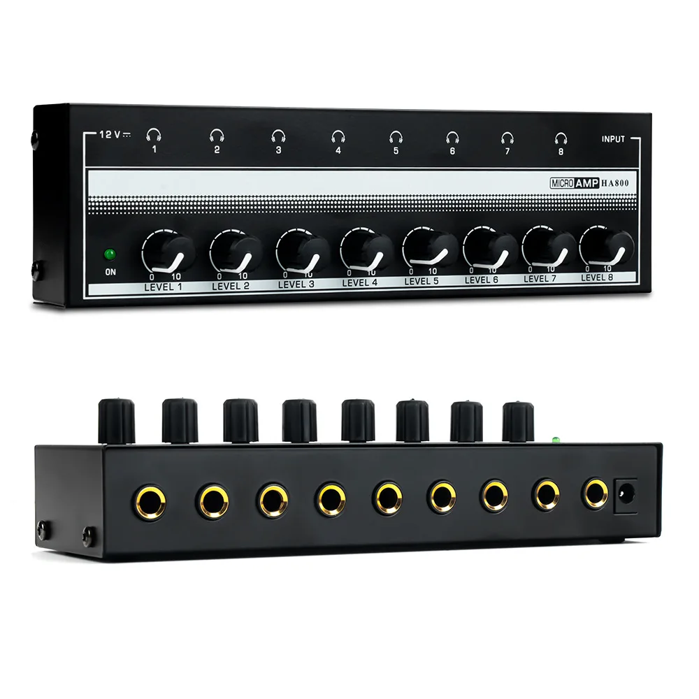 8-Channel-Ultra-Compact-HA800A-Headphone-Amplifier-Headphone-Audio ...