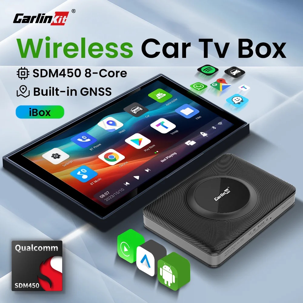 Carlinkit-iBox-Android-sem-fio-8-Core-TV-Box-Auto-GNSS-Youtube-Netfilx ...