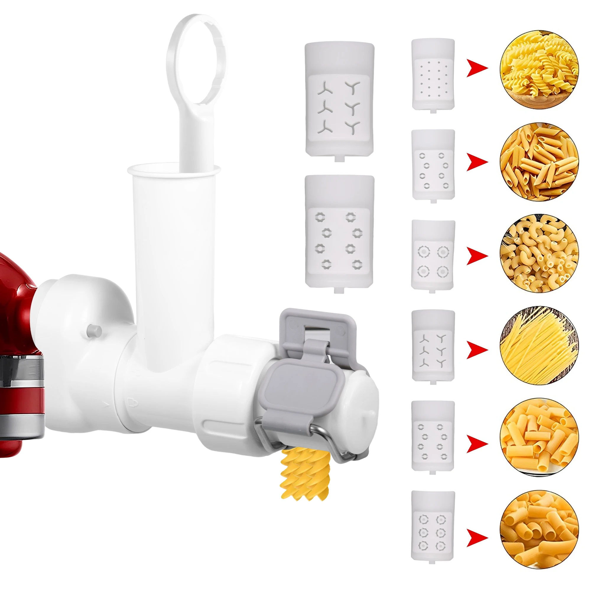 Multi-fun-o-Handheld-Gourmet-Pastas-Press-Attachment-Restaurant-Noodle ...