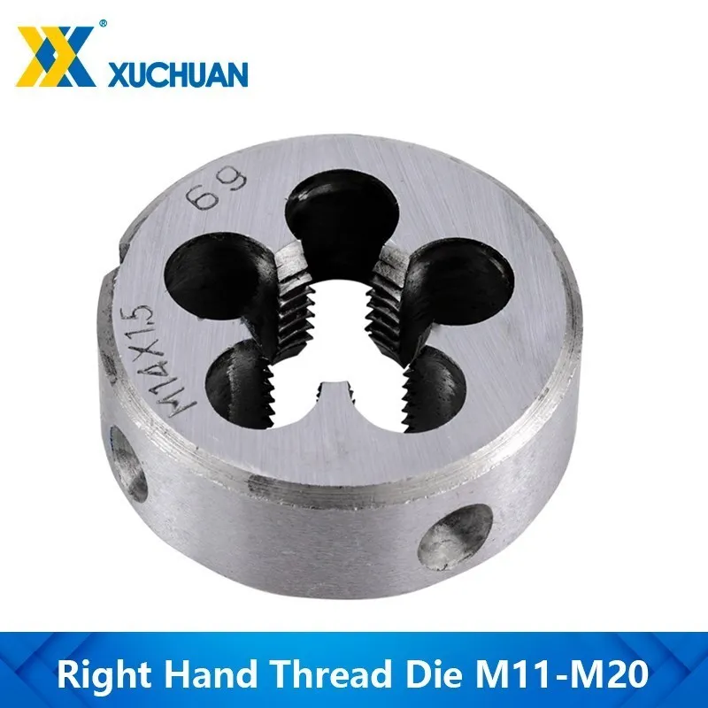 Filettatura a vite Die M11 M12 M13 M14 M15 M16 M18 M20 mano destra per utensile manuale metrico ...
