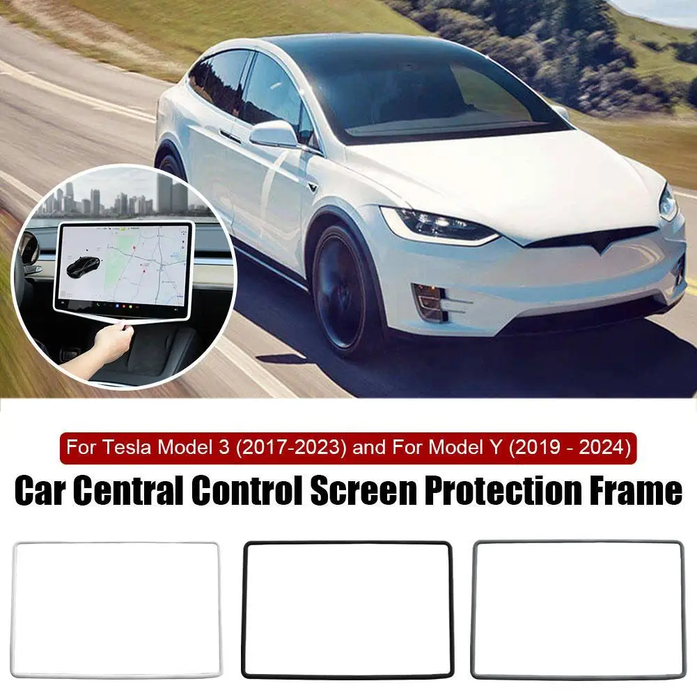 Electric-Vehicle-Center-Screen-Protector-Frame-Silicone-Integrated-Wear ...