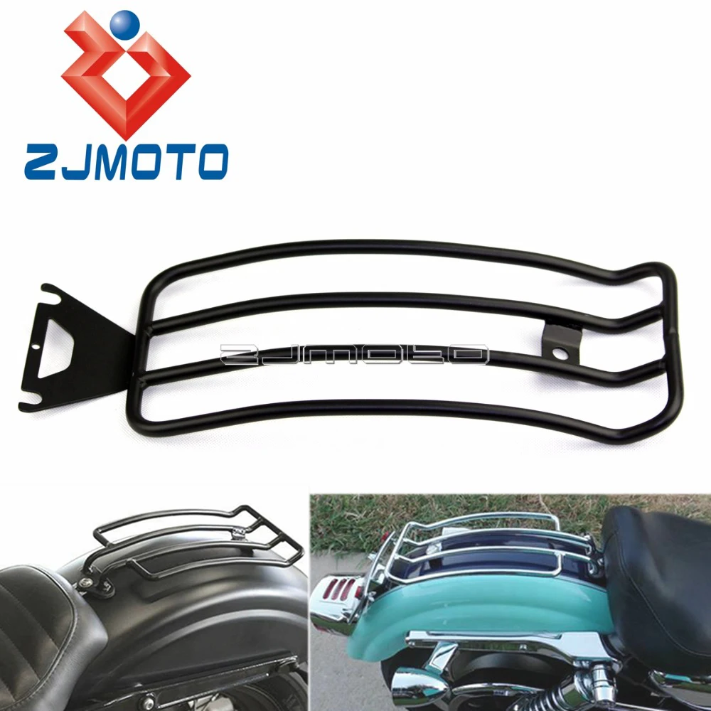 Motorcycle Luggage Rack Support Shelf Rear Solo Seat For Harley Flht ...