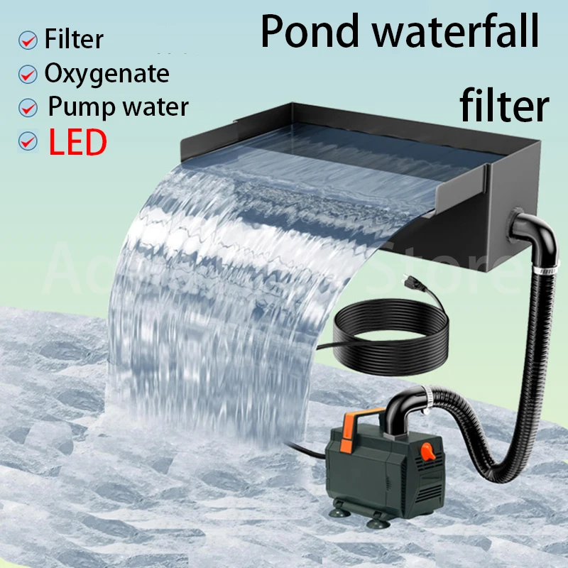 Aquariums Filters Pond Hanging Waterfall Filter Fish Tank External ...