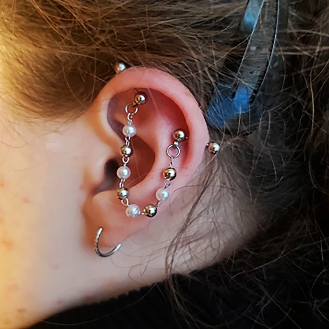Ear Piercing Low Helix