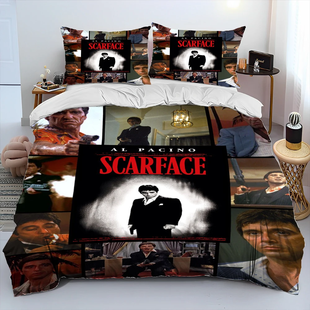 Movie-Scarface-Tony-3D-Printing-Comforter-Bedding-Set-Duvet-Cover-Bed ...