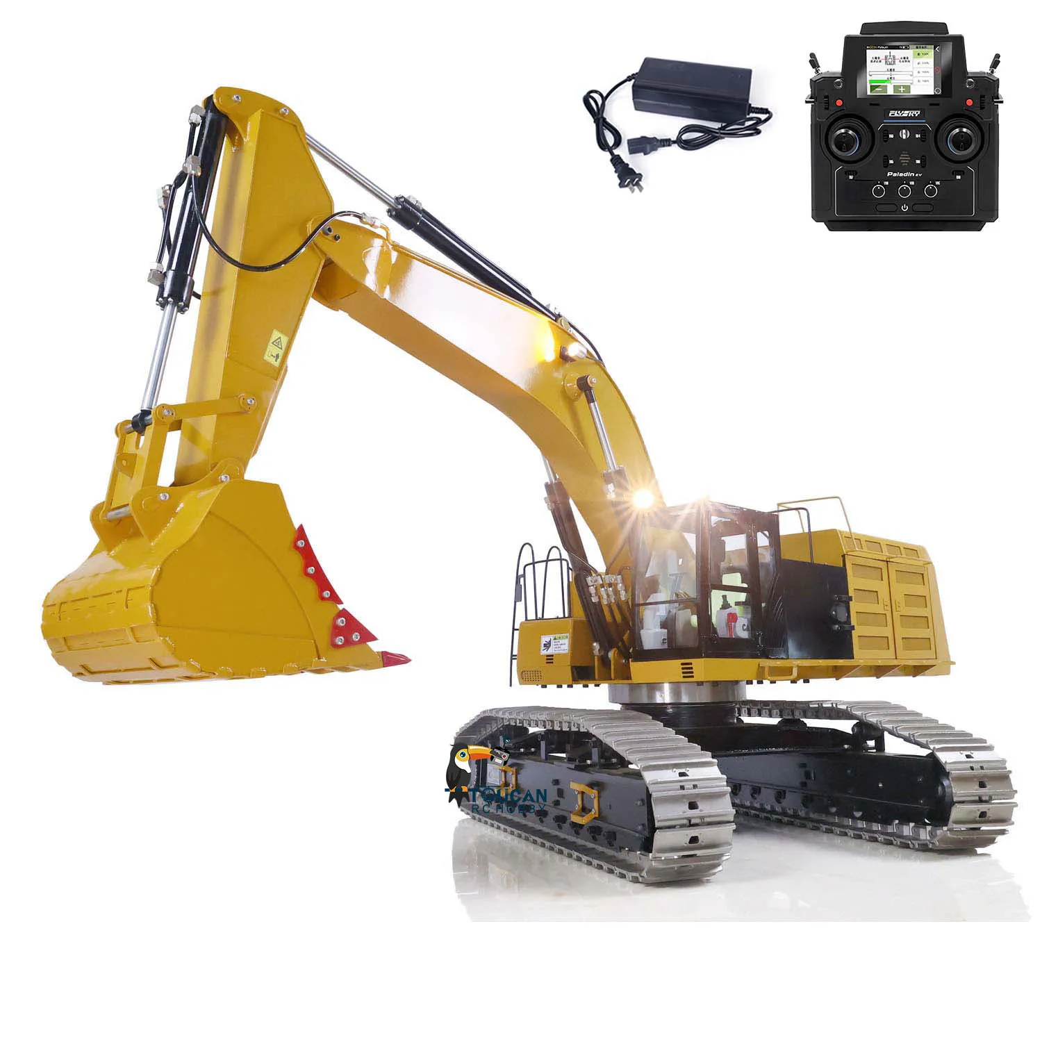1-8-390F-RC-Hydraulic-Excavator-Metal-Heavy-Duty-Construction-Vehicles ...