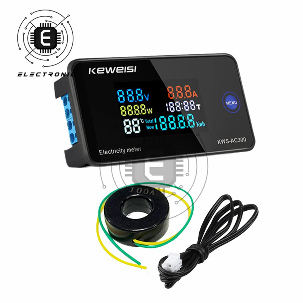 AC-50-300V-Voltmeter-Ammeter-KWS-Power-Energy-Meter-LED-Digital-AC ...