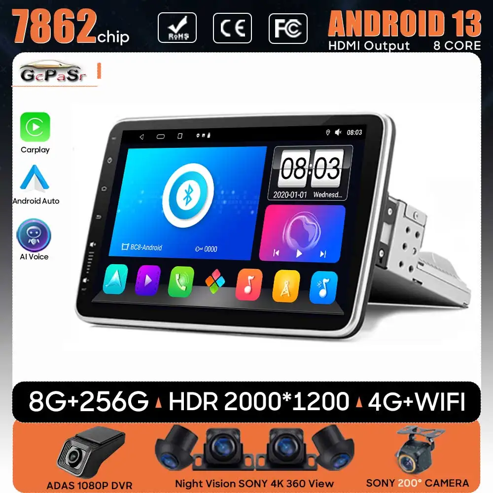 Android-Car-Multimedia-Player-4G-WIFI-1Din-32G-64-128G-10inch-360 ...
