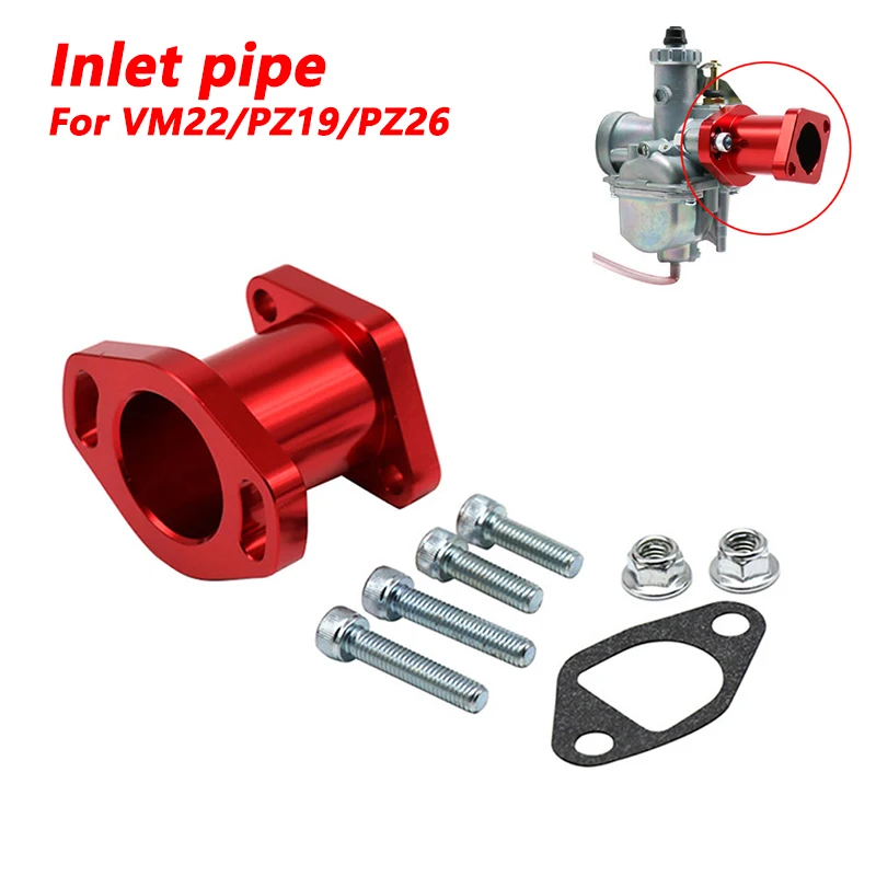 CNC-Intake-Manifold-Carburetor-Adapter-Engine-Connector-For-VM22-PZ19-PZ26-Carb-Intake-Pipe ...
