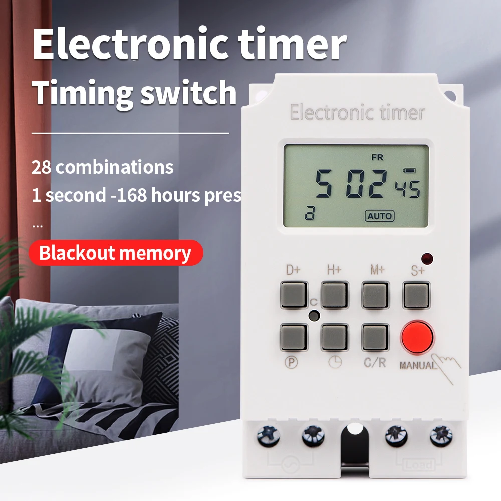 Automatic-Digital-Timer-Switch-Relay-220V-25A-Electronic-Weekly-7Days ...