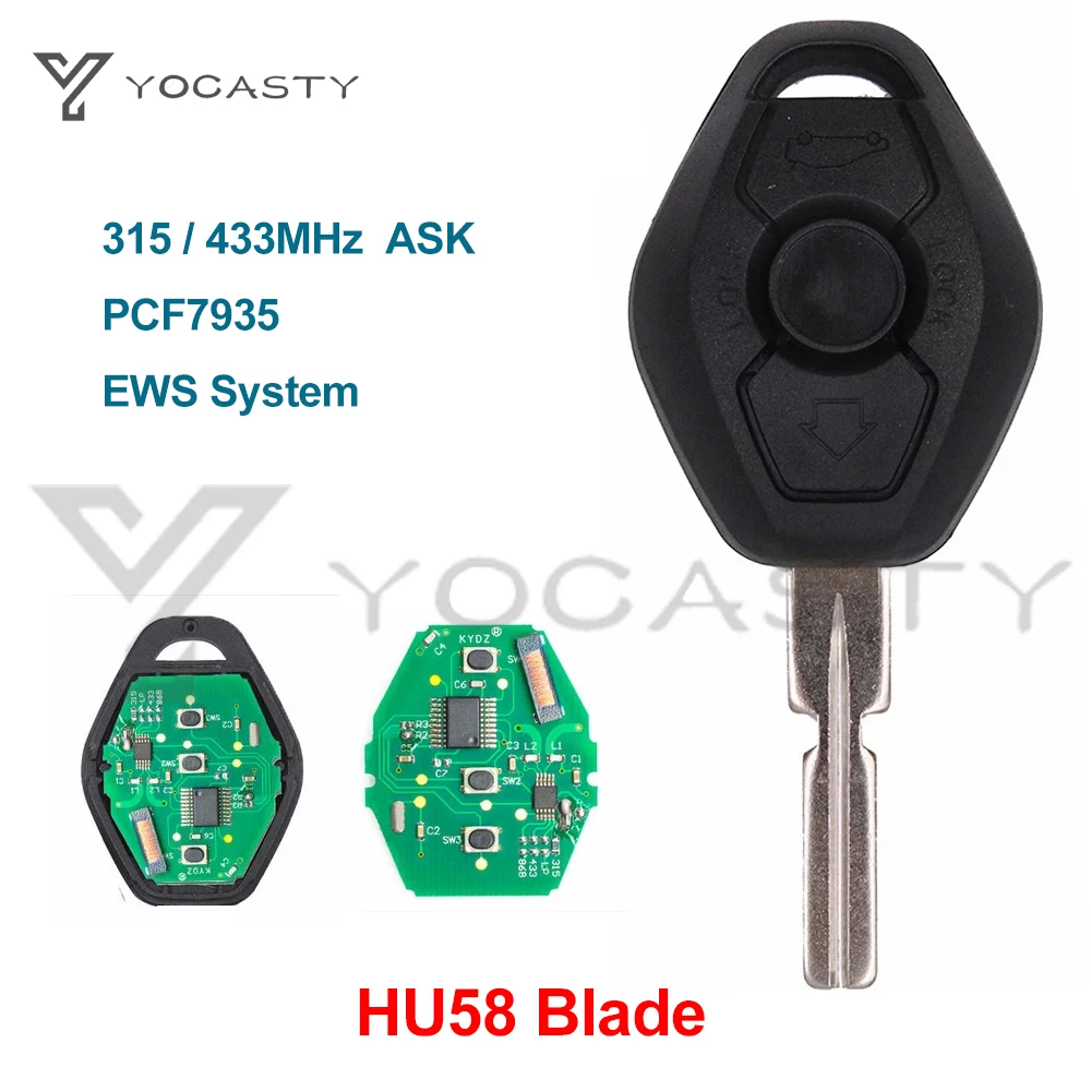 YOCASTY-EWS-System-Remote-Key-3-Buttons-HU58-Blade-7935-Chip-ID44-For ...