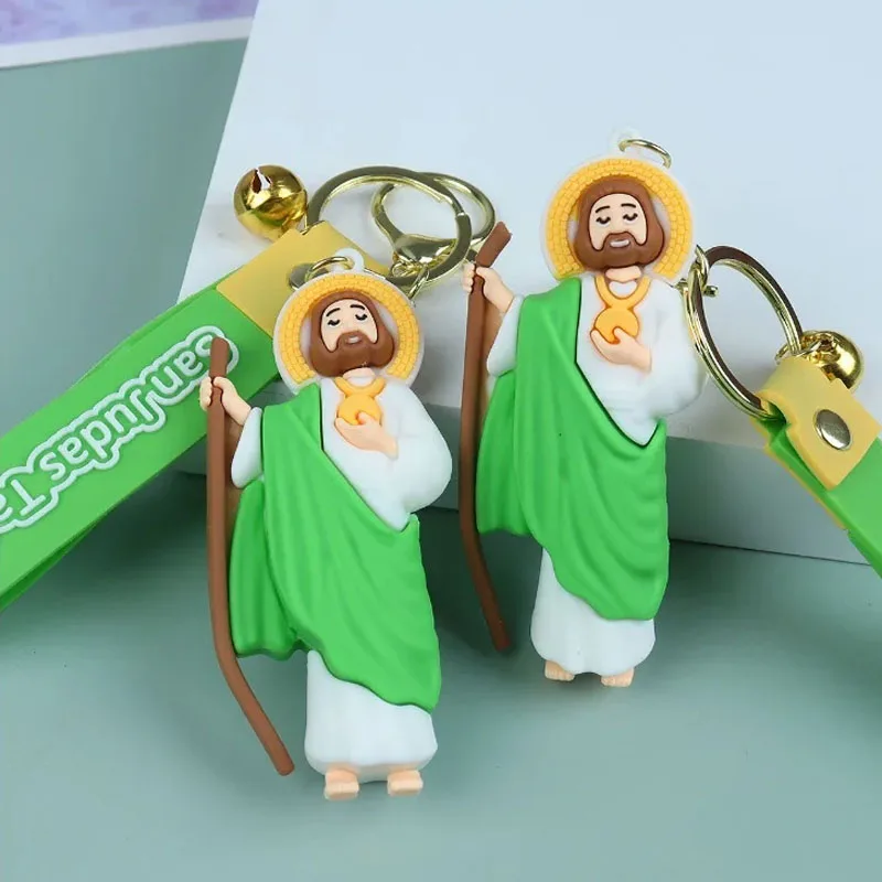 Jesus Virgen de Guadalupe Anime Keychain Foreign Backpack Pendant ...