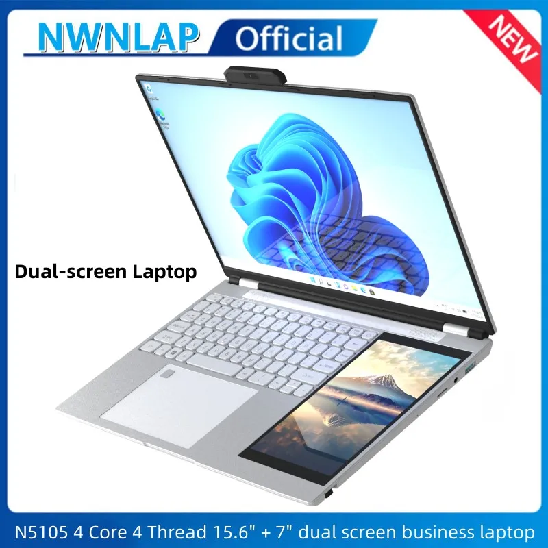 Dual-screen Laptop Intel Celeron N5105 4 Core 4 Thread 2.0ghz 15.6-inch ...