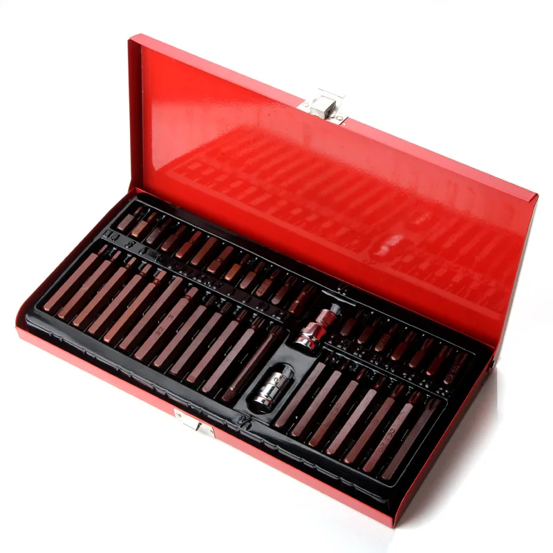40Star-Bit-Screwdriver-Set-Toolbox-Iron-Box-Plastic-Box-Hexagonal ...