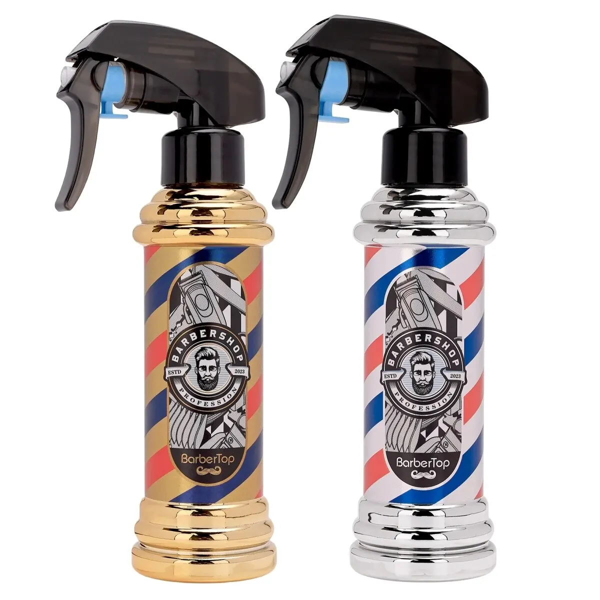 Retro Hairdressing Spray Bottle Refillable Bottles Continuous Mist ...