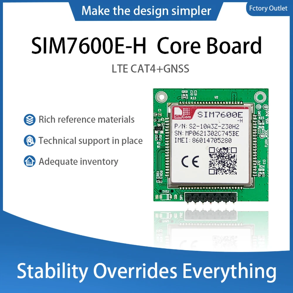 SIMCOM LTE CAT4 Module Core Board SIM7600E H 4G LTE Cat 4 Breakout Board SIM7600E H Development ...