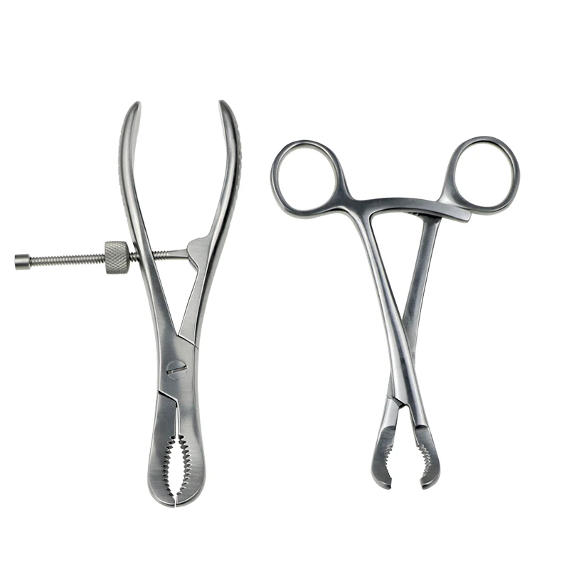 Stainless Steel Toothed Phalanges Reduction Forceps Autoclavable Bone ...
