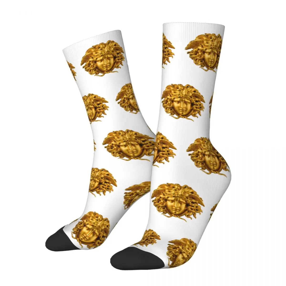 Elegant-And-Chic-French-Golden-Haired-Socks-Mythological-Greek-Medusa ...