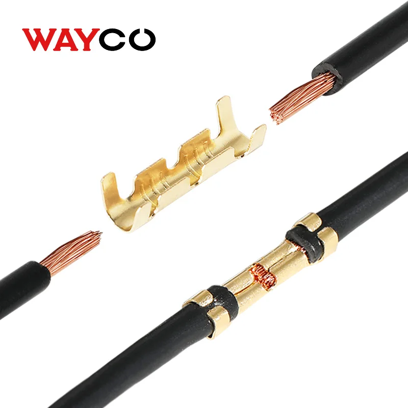 50/100 Set U-Shaped Electrical Wire Connectors Crimp Terminals For Fast ...