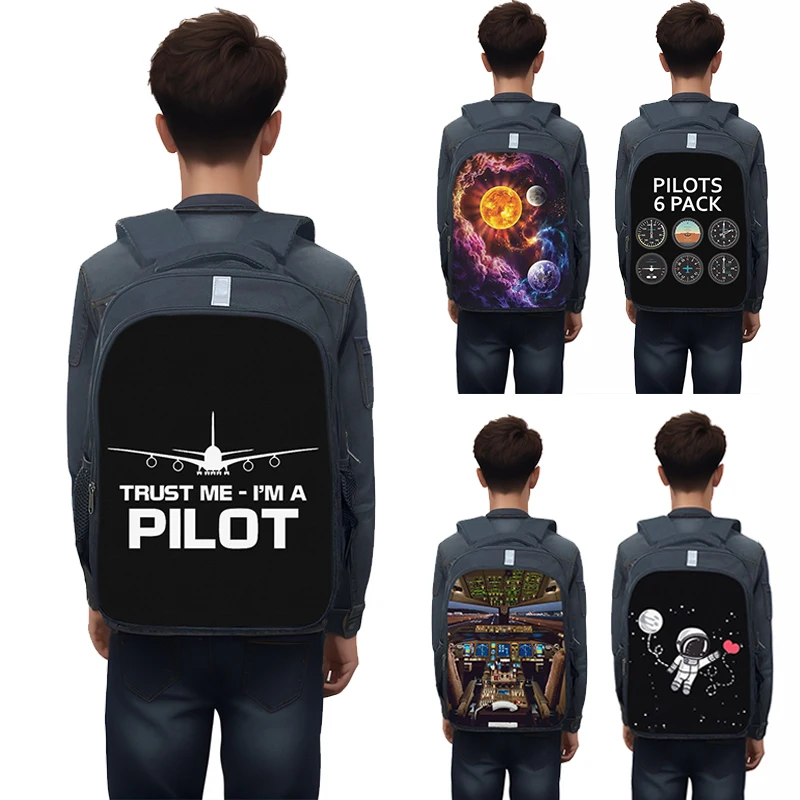 Pilots-6-Pack-Flight-Simulator-Backpack-Fighter-Plane-Kids-Rucksack ...