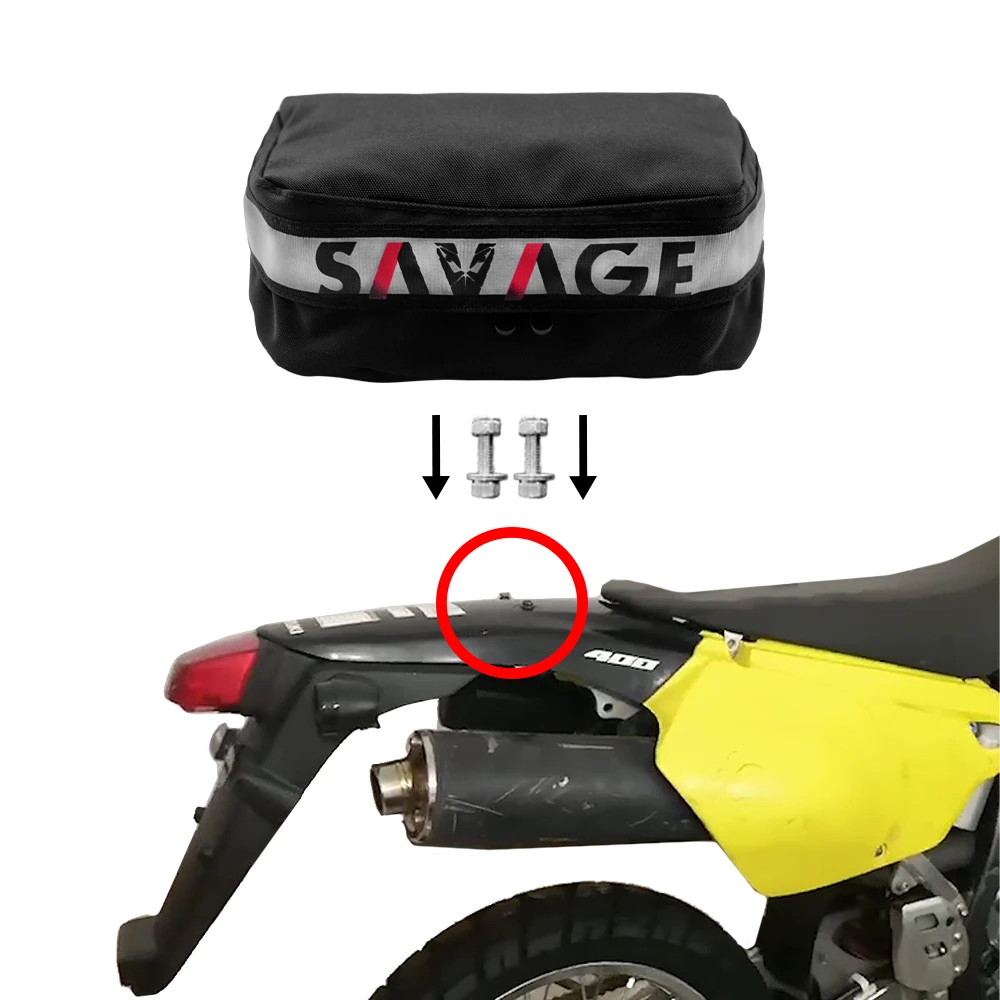 Rear Bag Motorcycle For SUZUKI DRZ400SM DRZ 400E 2005-2023 DRZ 400S ...
