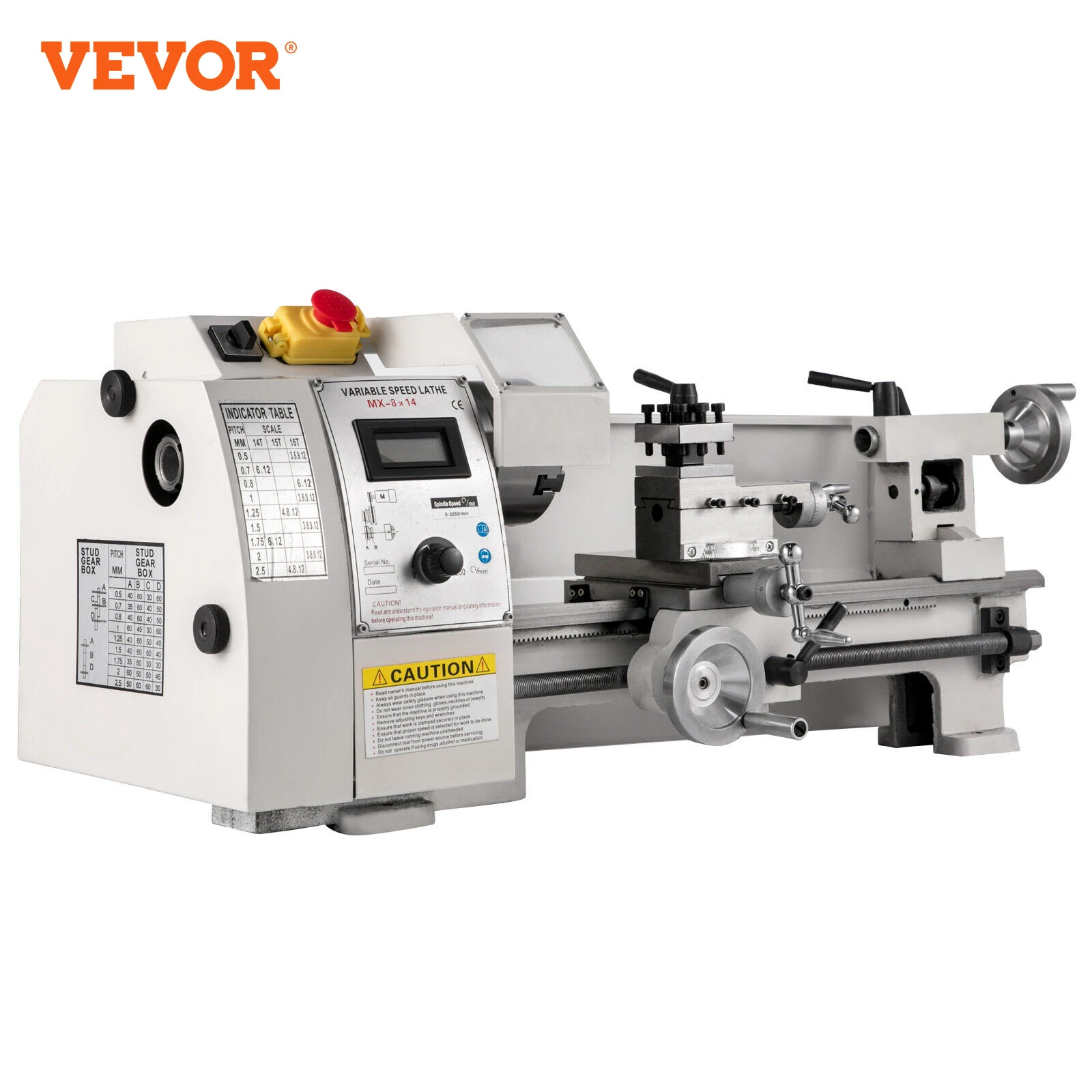 Vevor-Mini-Metalen-Draaibank-650W-Metalen-Tandwielen-Mini-Draaibank ...