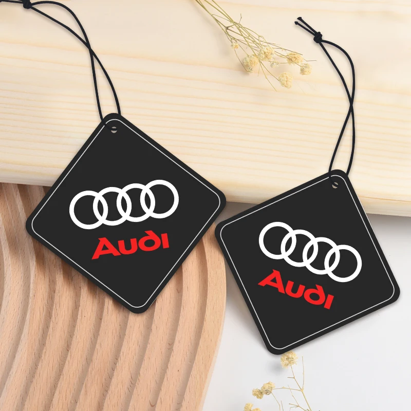 New Car Logo Pendant Air Freshener Diffuser Perfume Rear For Audi Sline ...