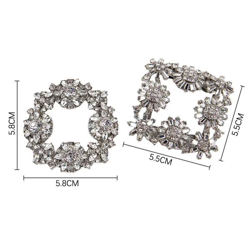 1Pcs-Shoe-Rhinestone-Charm-Metal-Shoe-Square-Clamp-Women-Crystal-Shoe ...