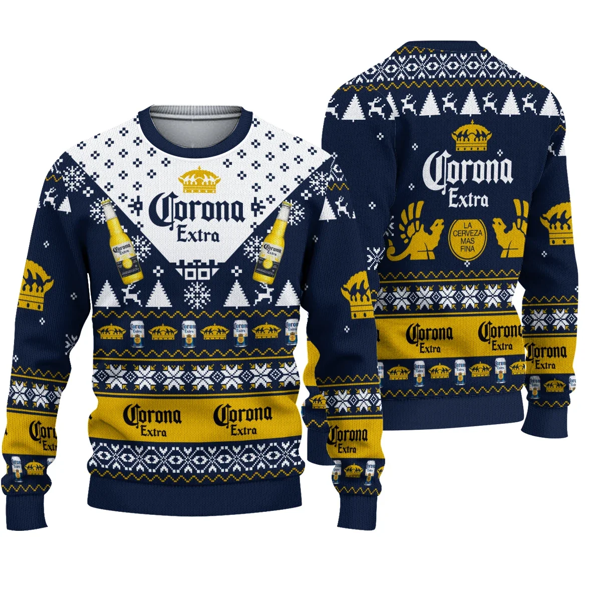2025-New-CORONA-EXTRA-Christmas-Gift-Ugly-Sweater-Hot-Selling-Merry ...