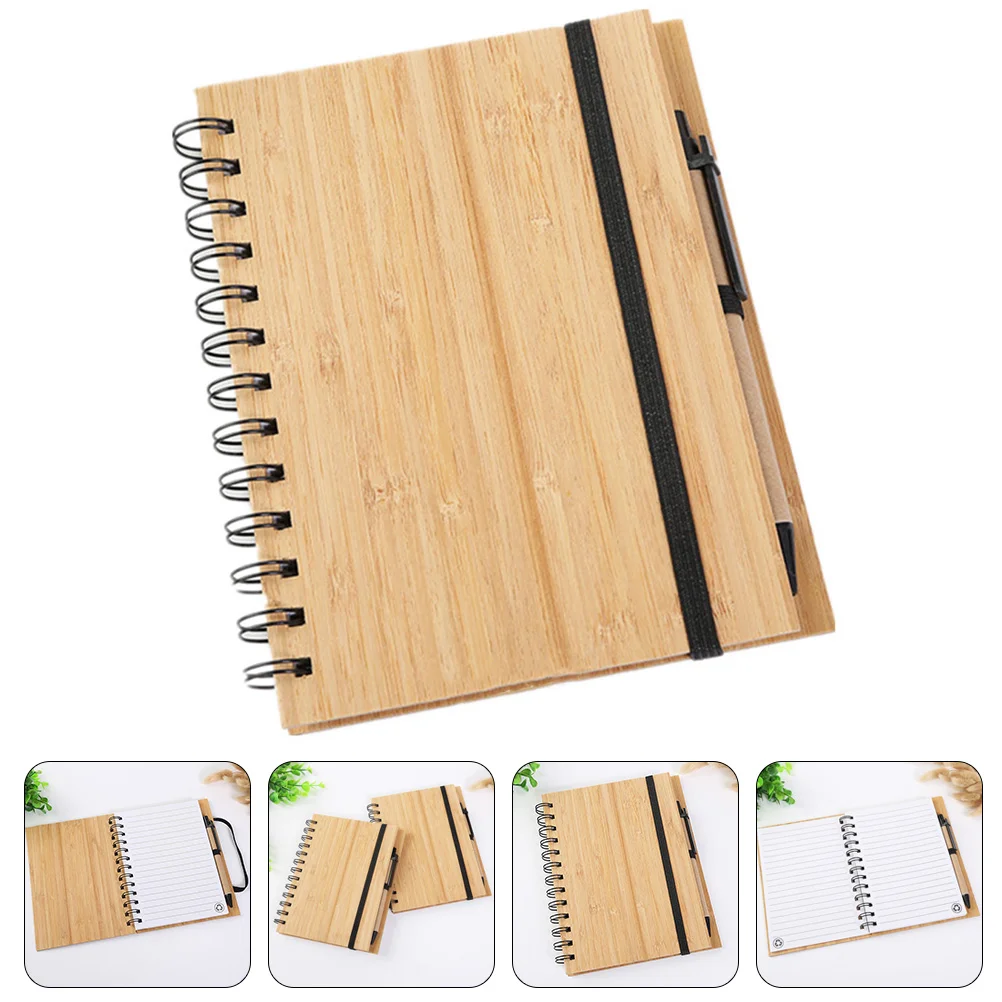 Wood Grain Note Pad Subject Note Pads Work Notebook Writing Notebook ...