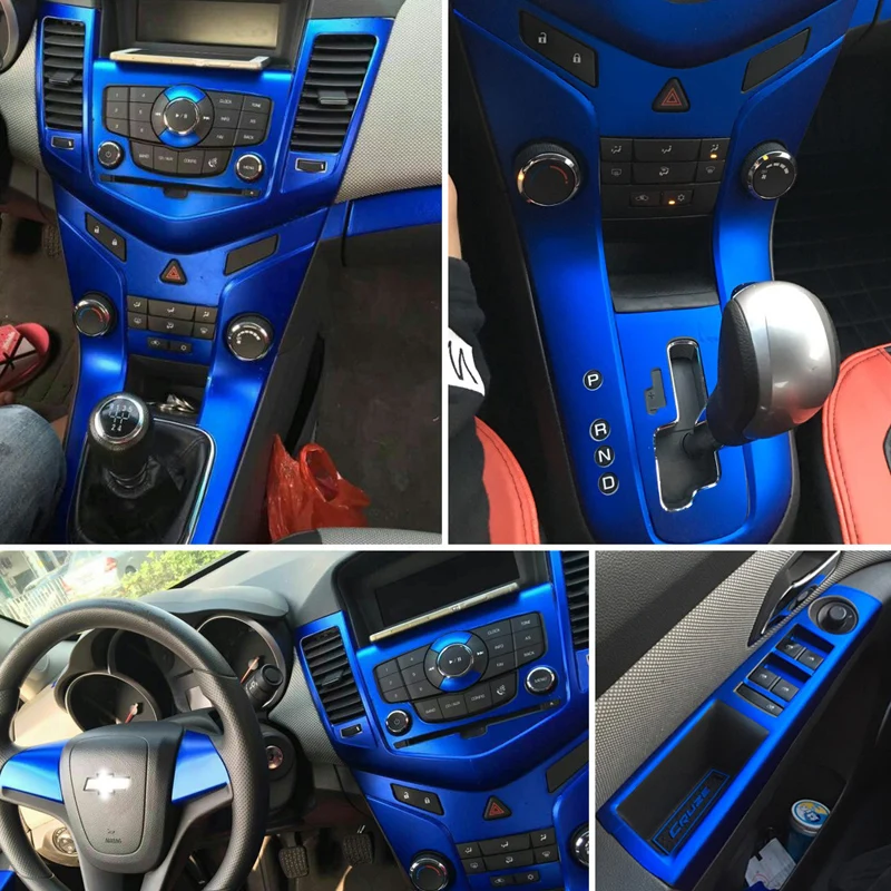 For Chevrolet Cruze Interior Central Control Panel Door Handle 3D 5D Carbon Fiber Stickers Decals Car styling Accessorie AliExpress 34