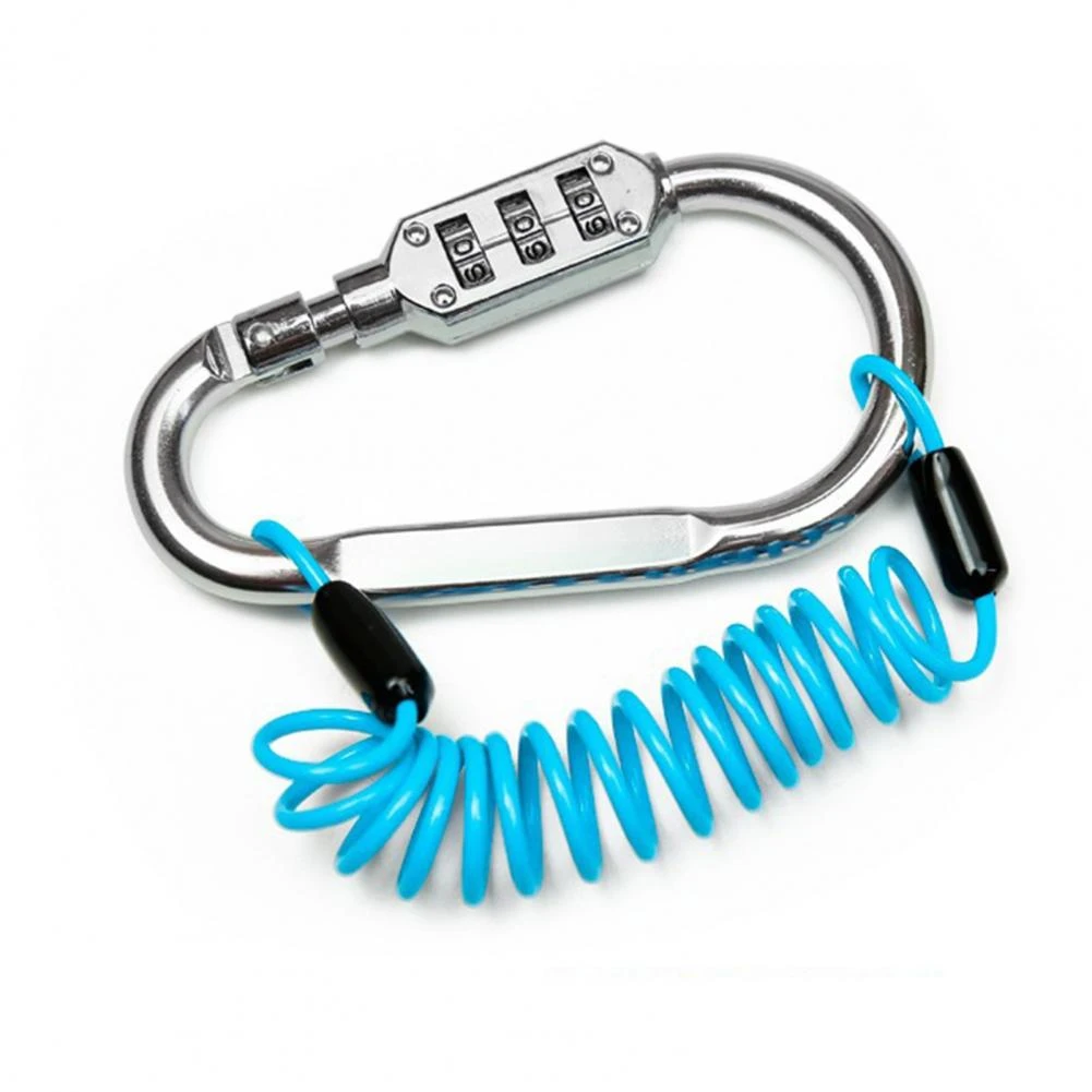 Helmet Lock High Strength Bicycle Anti theft Lock Carabiner Design ...